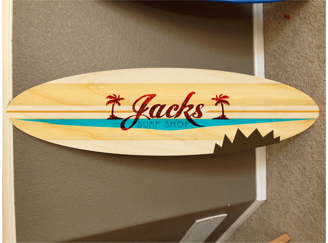 Surf Board Surfboard Decor Hawaiian Beach Surfing Beach Decor - Etsy