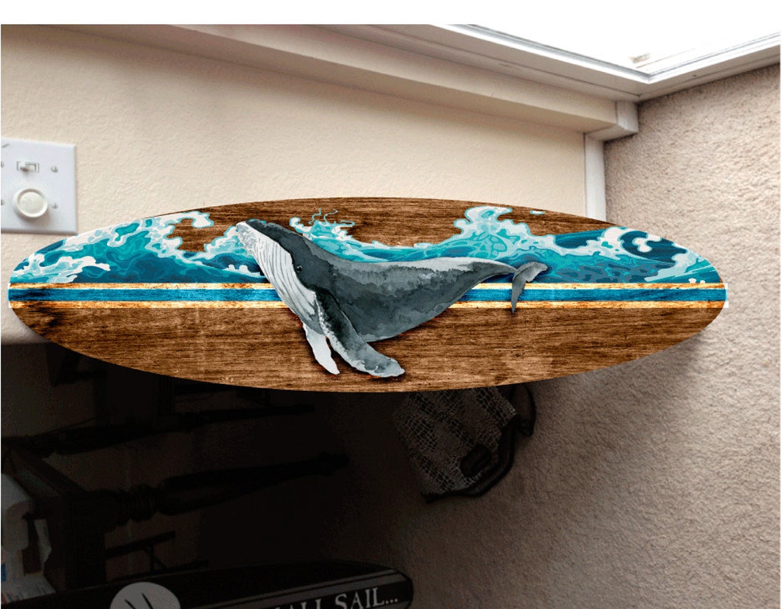 4' Wall Hanging Surf Board Surfboard Decor Hawaiian Beach - Etsy