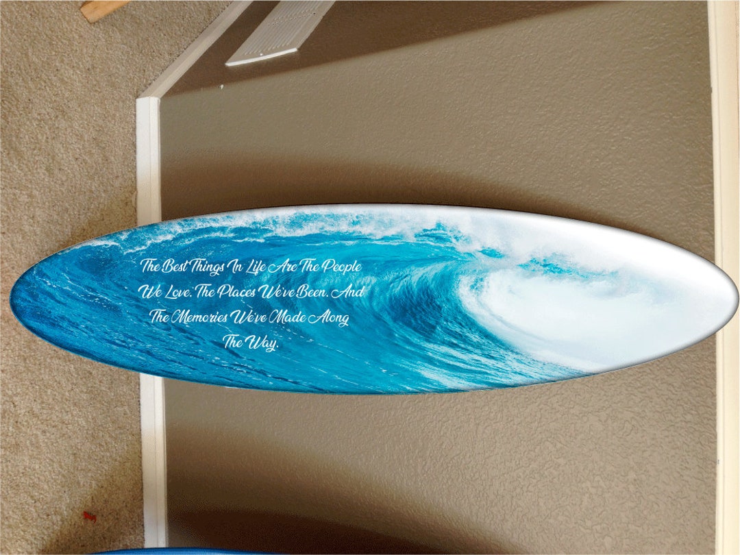 6' Epoxy Finish Surfboard Wall Hanging Surf Board - Etsy