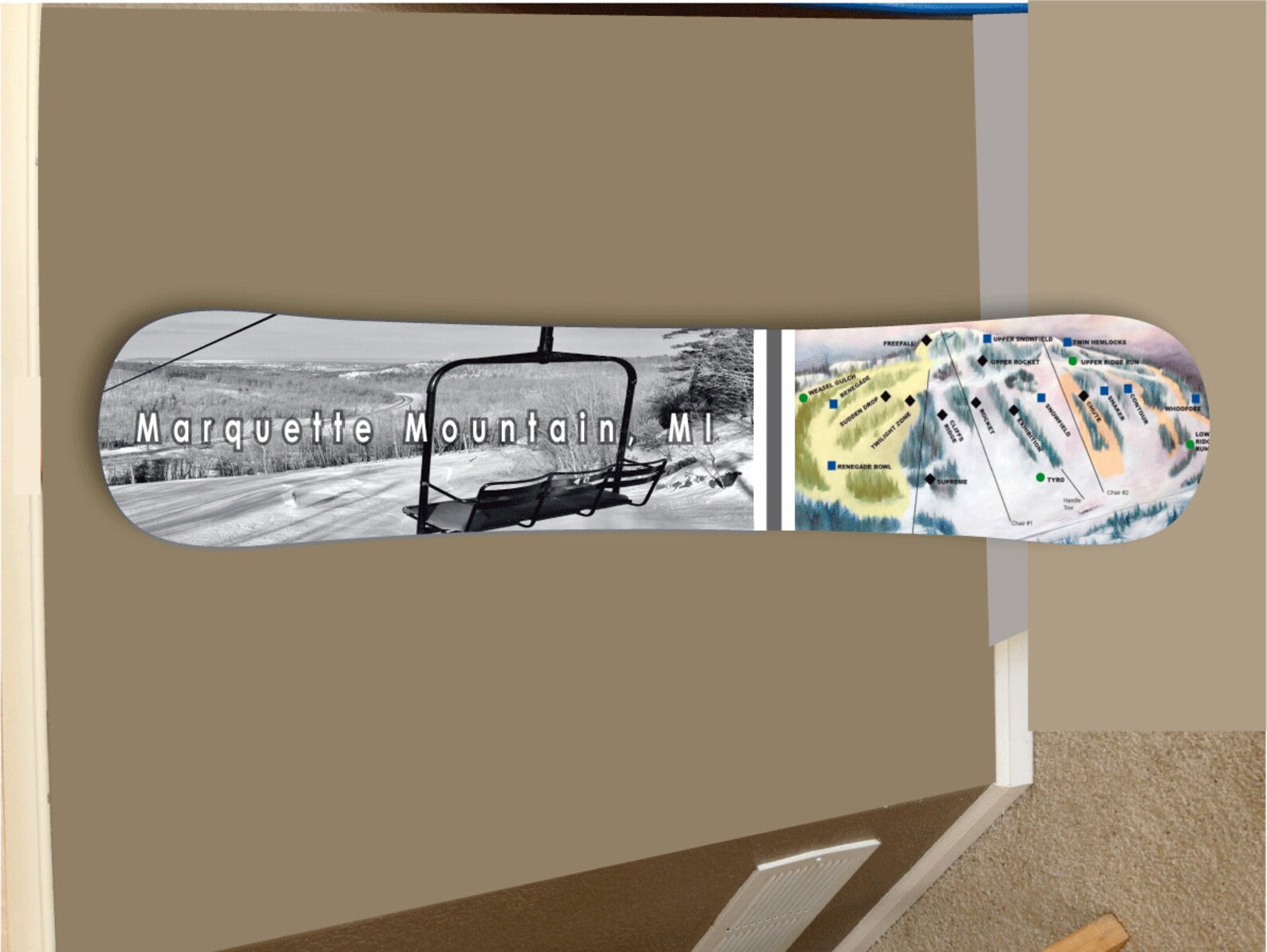 Snowboard Decor Snowboard Decor Mountain Skiing Decor - Etsy UK