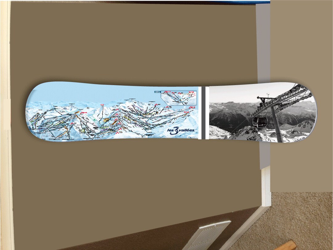 Snowboard Decor Snowboard Decor Mountain Skiing Decor - Etsy