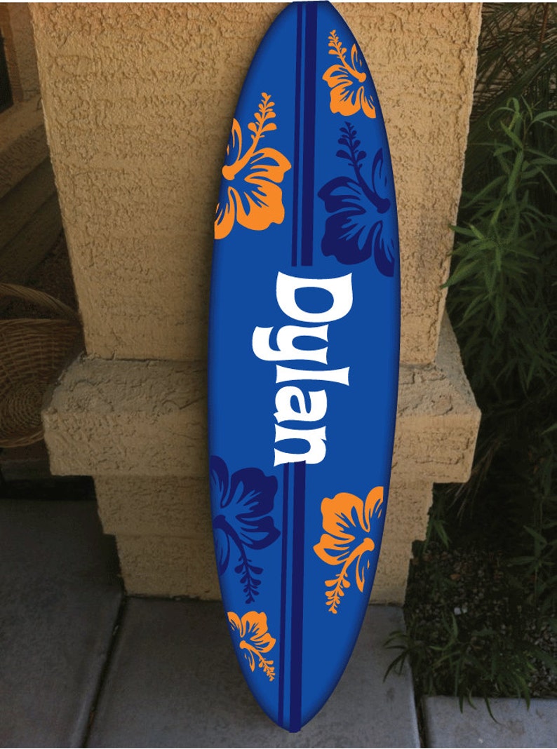 Wall Hanging Surf Board Surfboard Decor Hawaiian Beach Surfing - Etsy