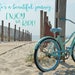 Turquoise Beach Cruiser Bicycle Photo Print/life is Beautiful Journey ...