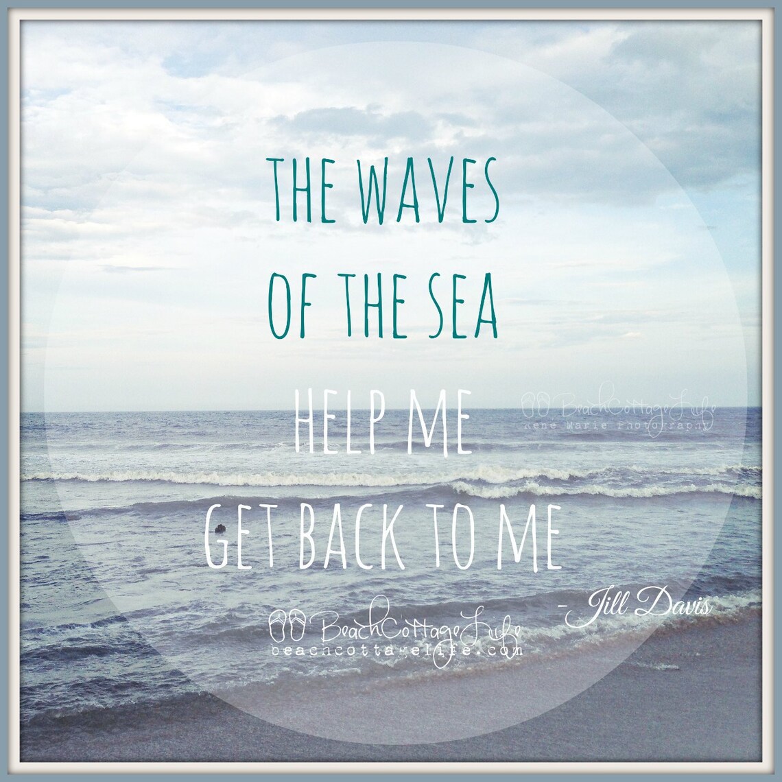 Blue Ocean Seaside Waves / of the Sea Help Me Get Back to Me CARPE DIEM ...