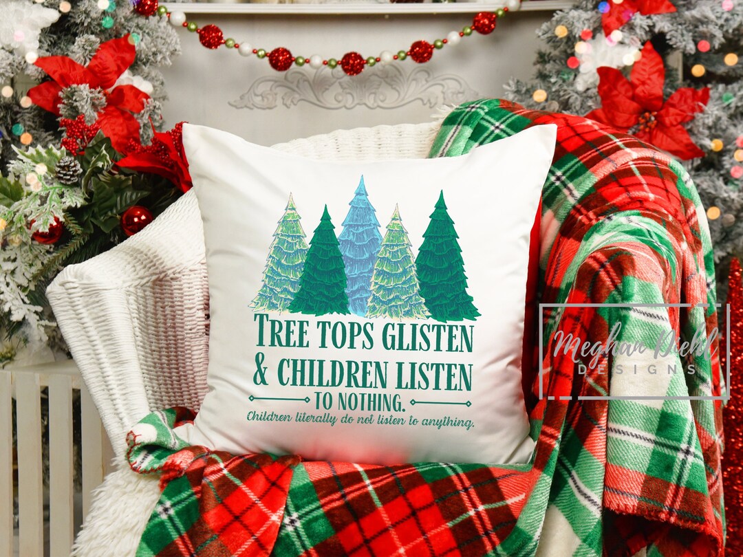 Funny Christmas Throw Pillow Retro Christmas Pillow Funny - Etsy