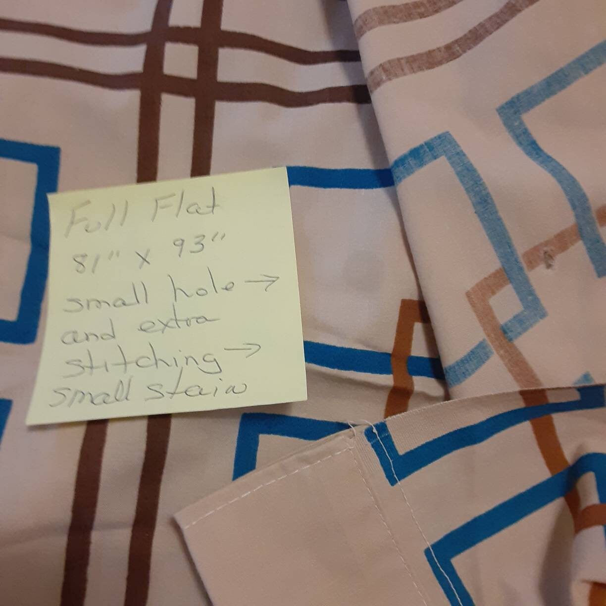 Rare 1976 YSL Geometric Boxes II Bed Sheets Beige Brown & | Etsy