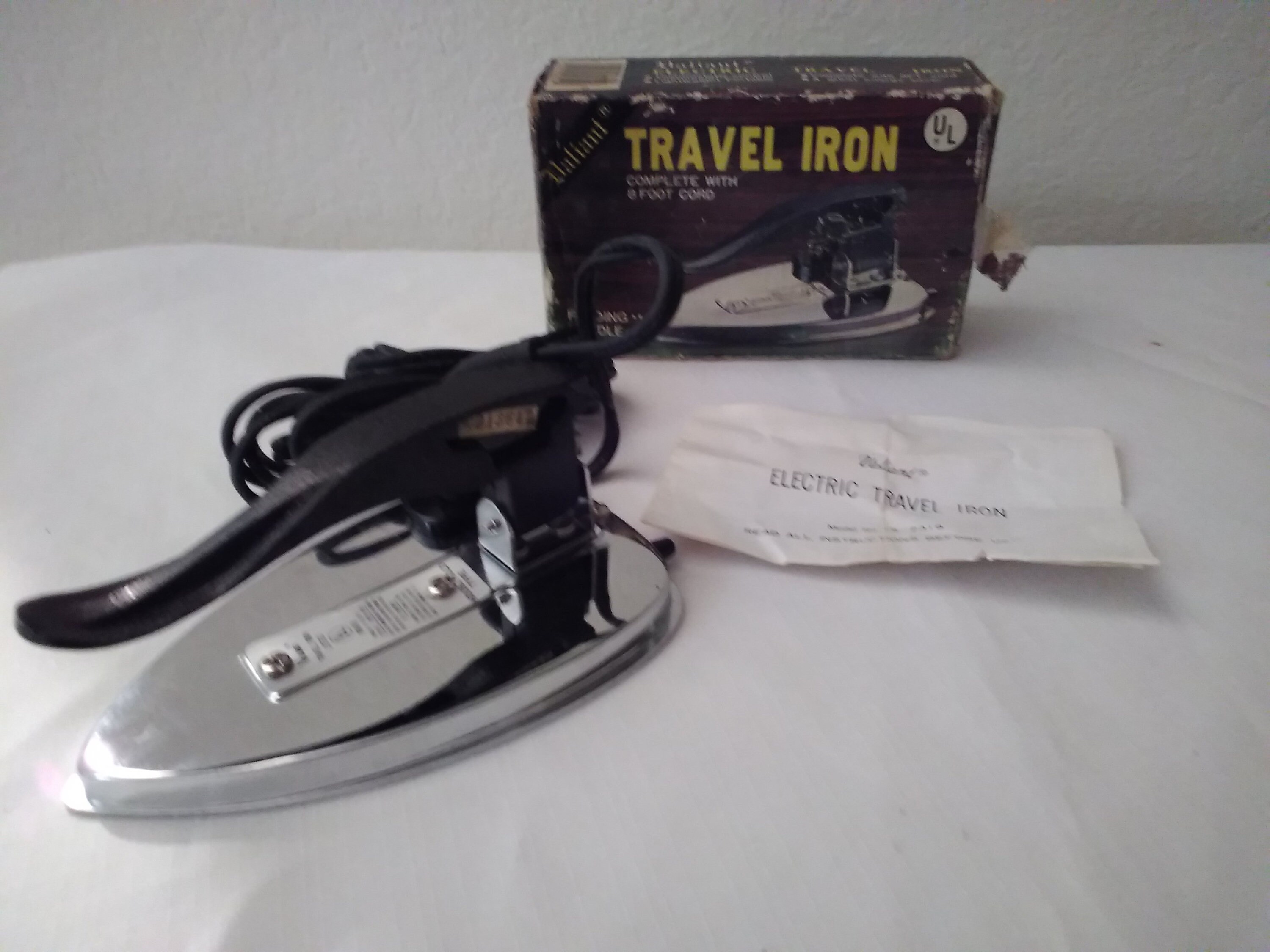 1970s Valiant Travel Iron Folding Handle Thermostatic Control | Etsy