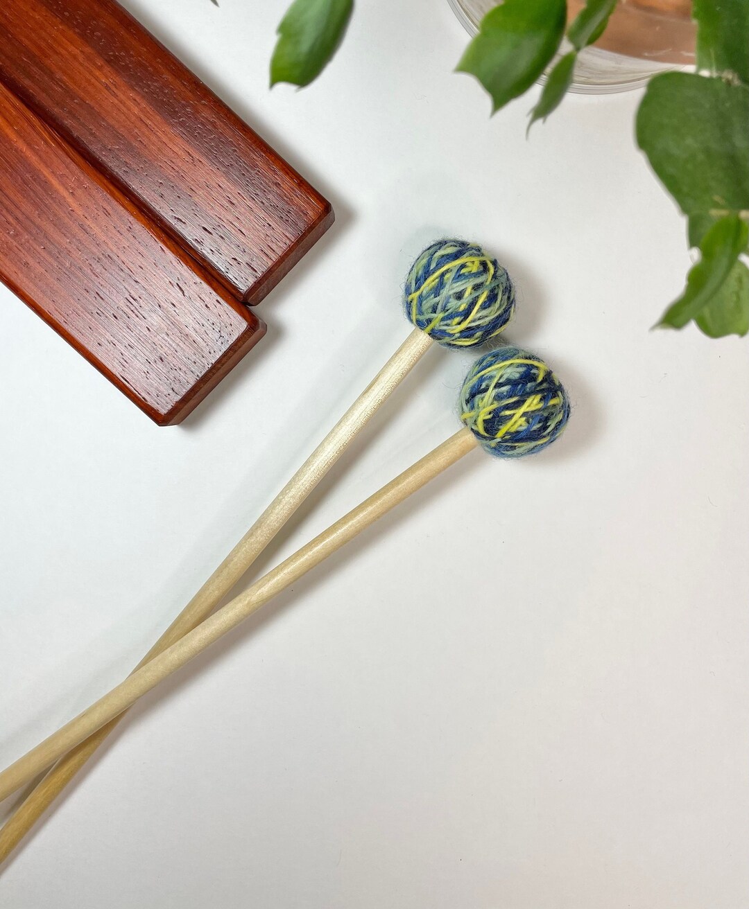Marimba Mallets, Percussion Mallets | Medium Hard | Yellow Blue Green ...