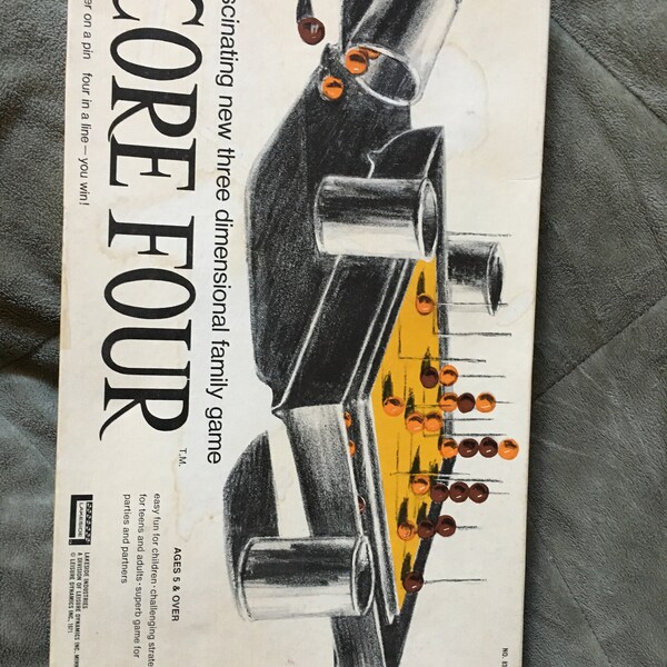 Score Four Game - Etsy