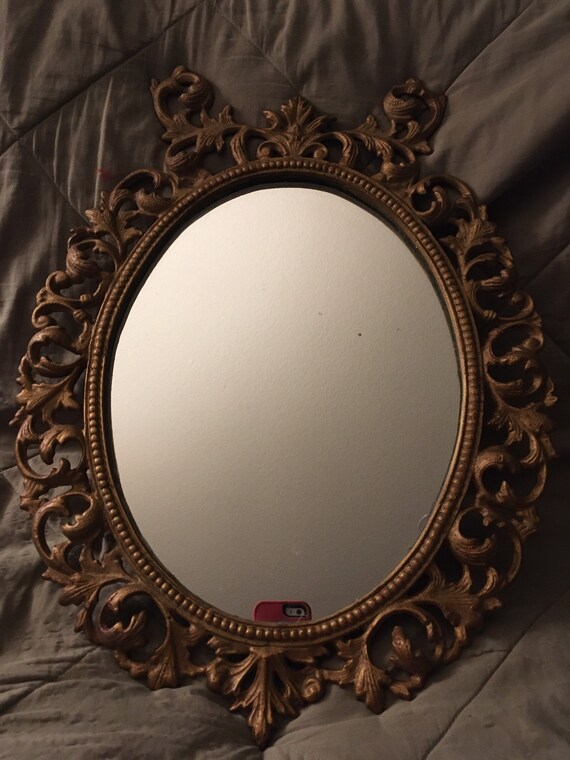 Antique Cast-iron Mirror - Etsy