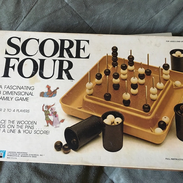 Score Four Game - Etsy