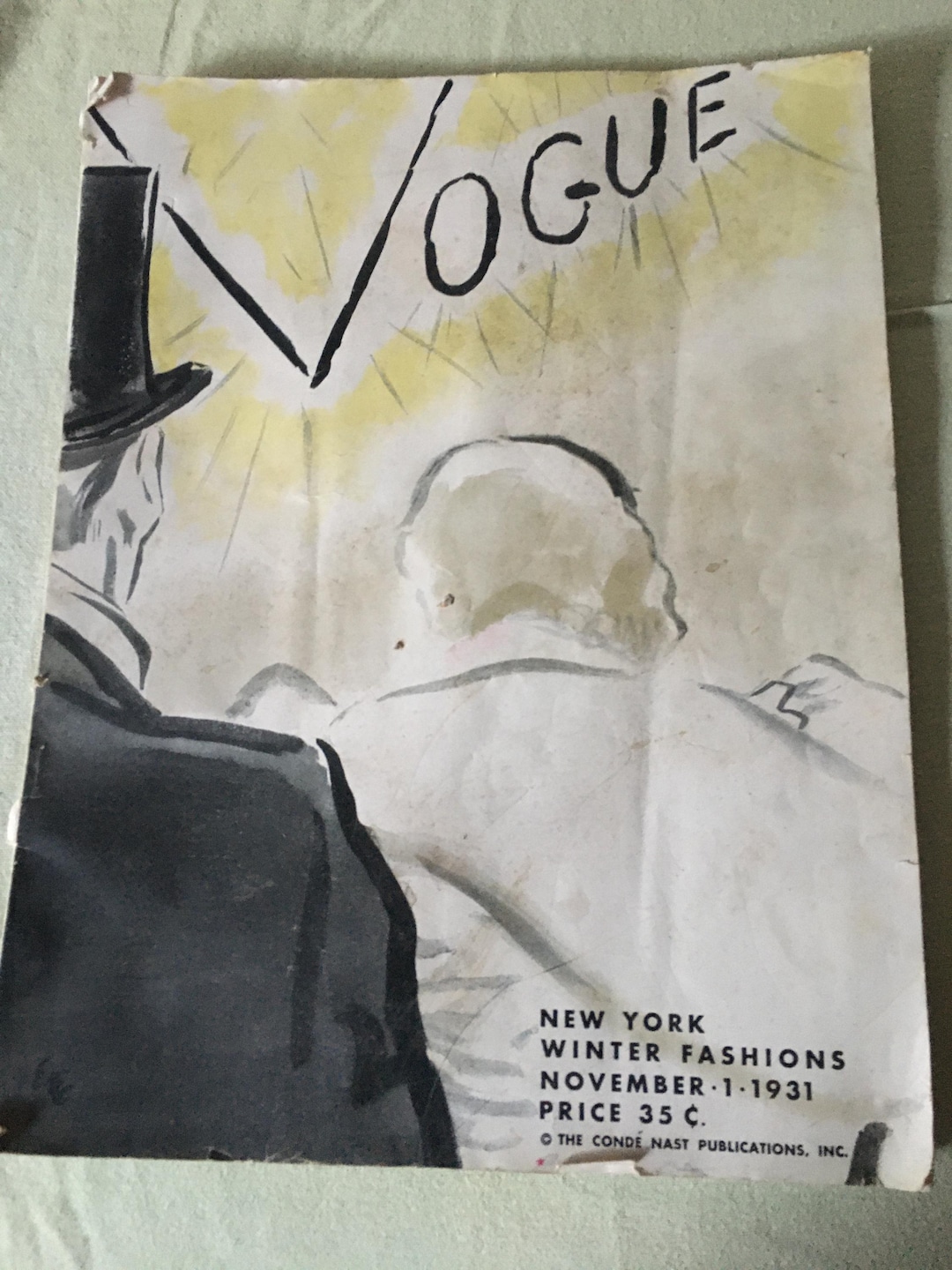 1935 Vogue Magazine - Etsy