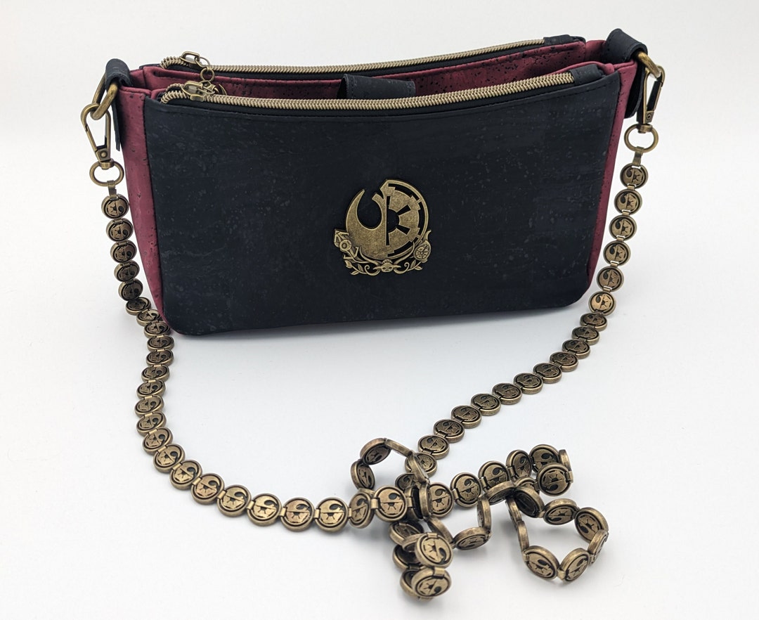 Star Wars Light Side Dark Side Crossbody Purse Bag Aries Burgundy and ...