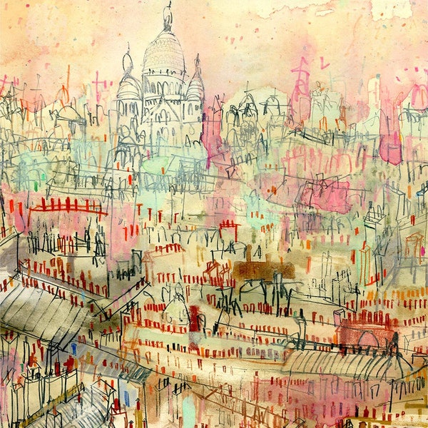 Paris Rooftop - Etsy