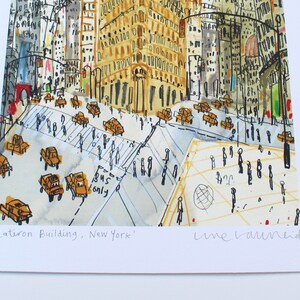 FLATIRON BUILDING Print New York Art NYC Watercolor | Etsy UK