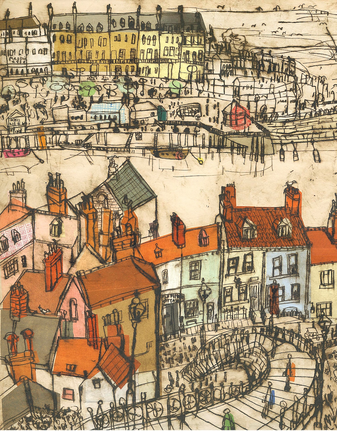 WHITBY CANVAS ART Stretched Box Canvas Yorkshire Picture | Etsy