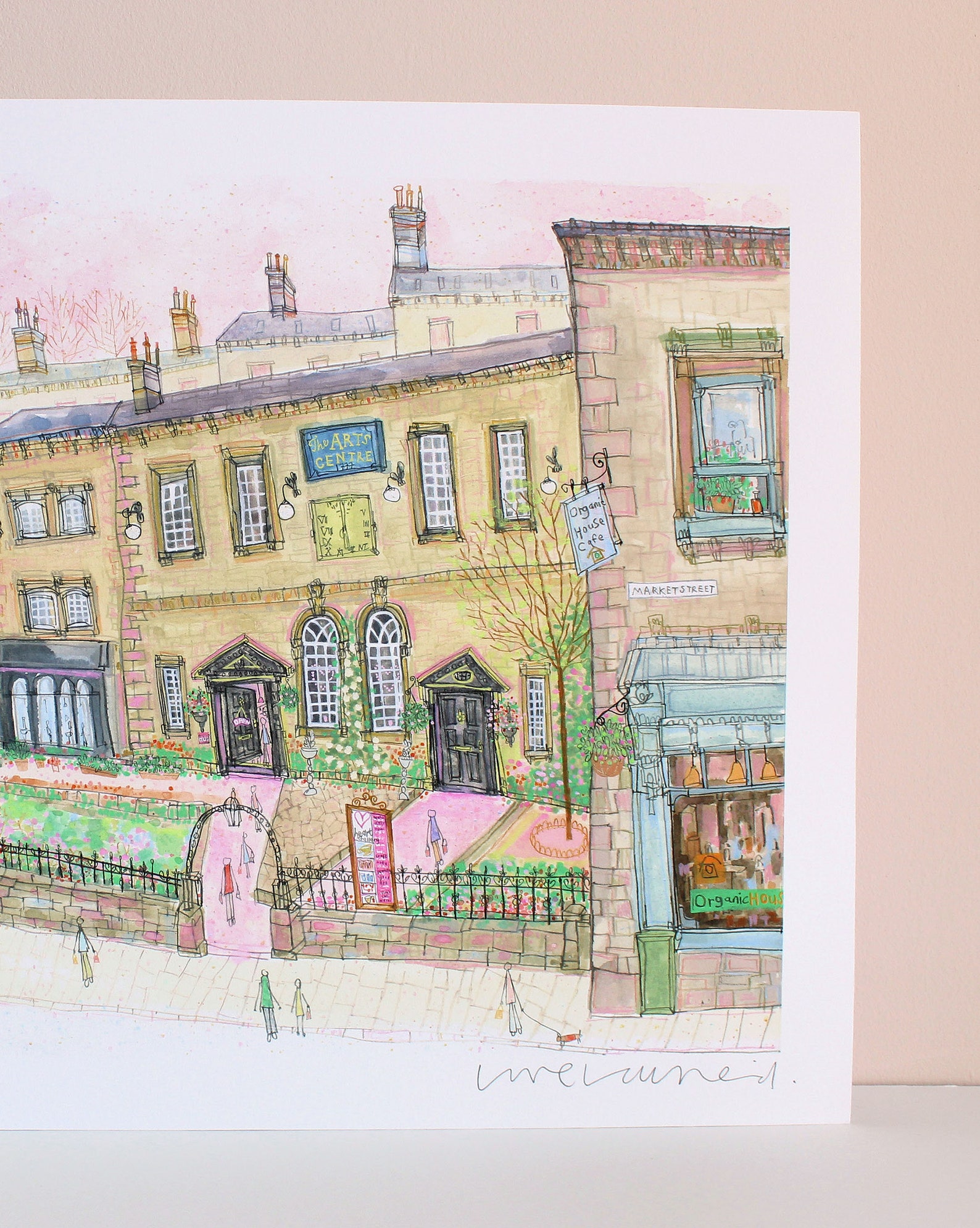 HEBDEN BRIDGE ART, Yorkshire Painting, Heart Gallery Hebden, Signed ...