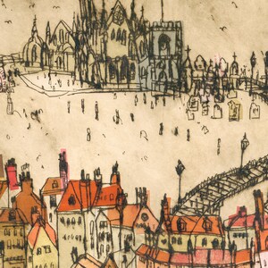 WHITBY ABBEY PRINT, 11 X 14 Artwork, Yorkshire Painting, Coastal Town ...