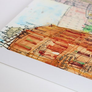 ROME CANVAS PRINT, Spanish Steps Art, Stretched Giclee, Italy Painting ...