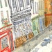ASHBOURNE ART PRINT, Sale 20%, English Market Town Street, Signed ...