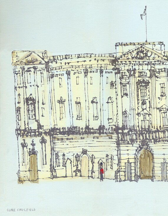 England Guards Drawing