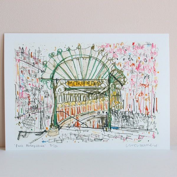 Metro in Paris - Etsy