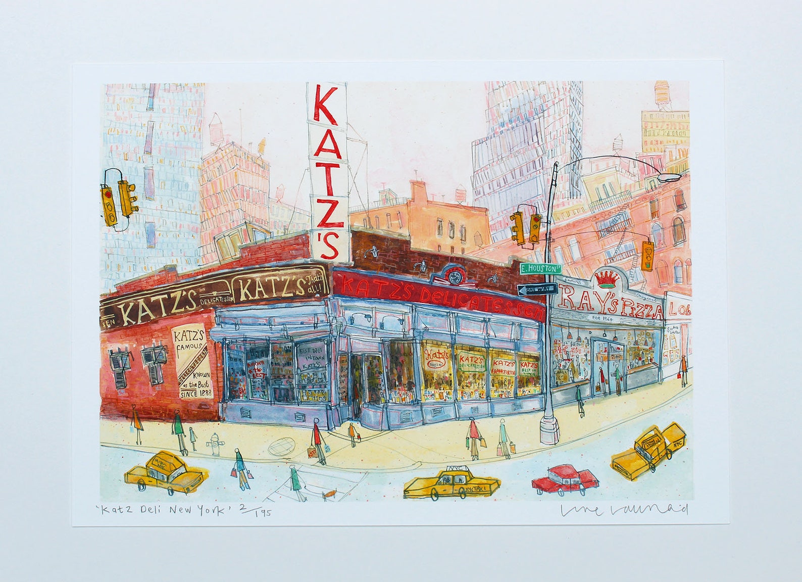 KATZ DELI NYC New York Painting Katz Wall Art New York City - Etsy