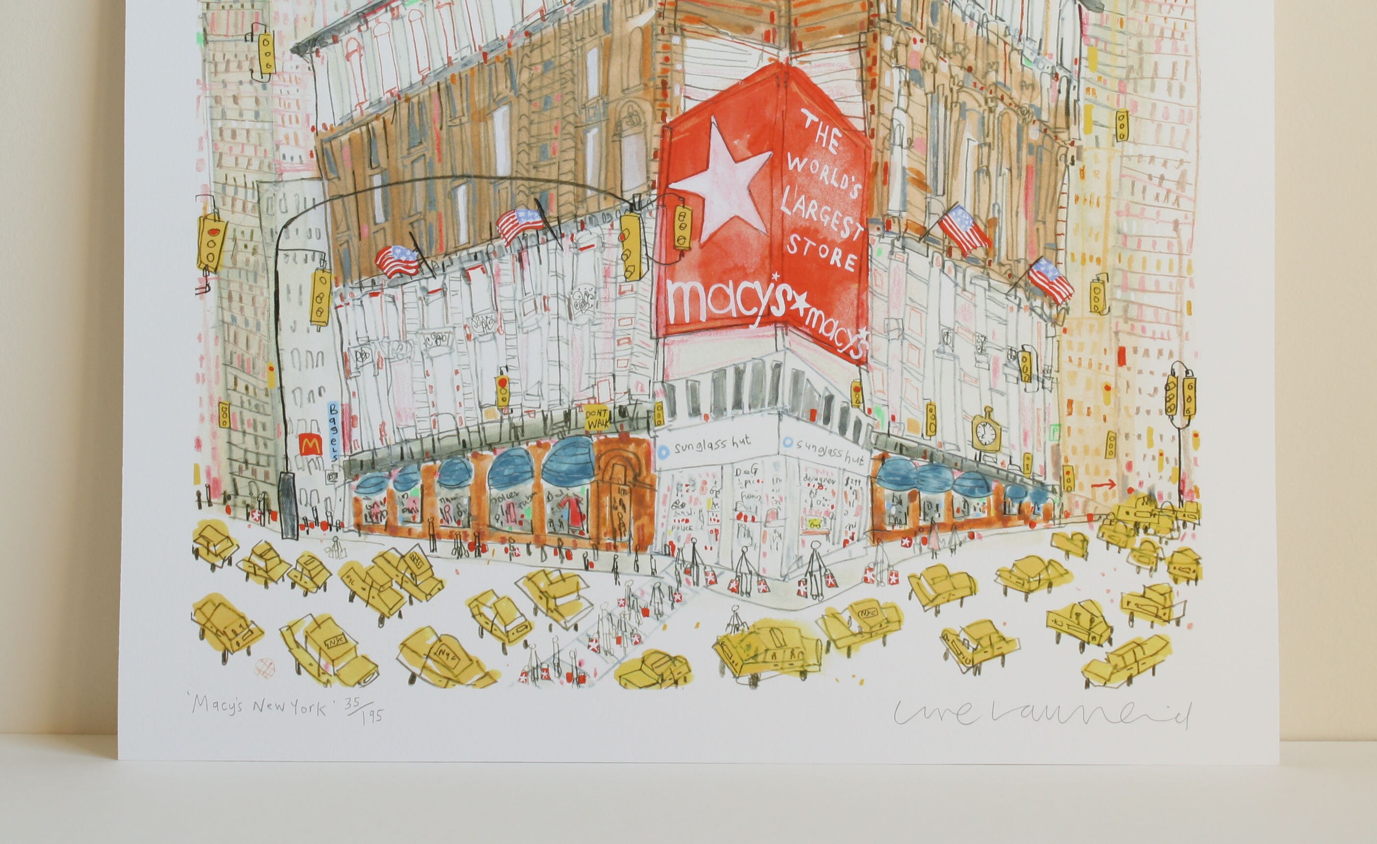 SALE 20% MACYS New York NYC Art Print, Macy Store Art, Herald Square ...