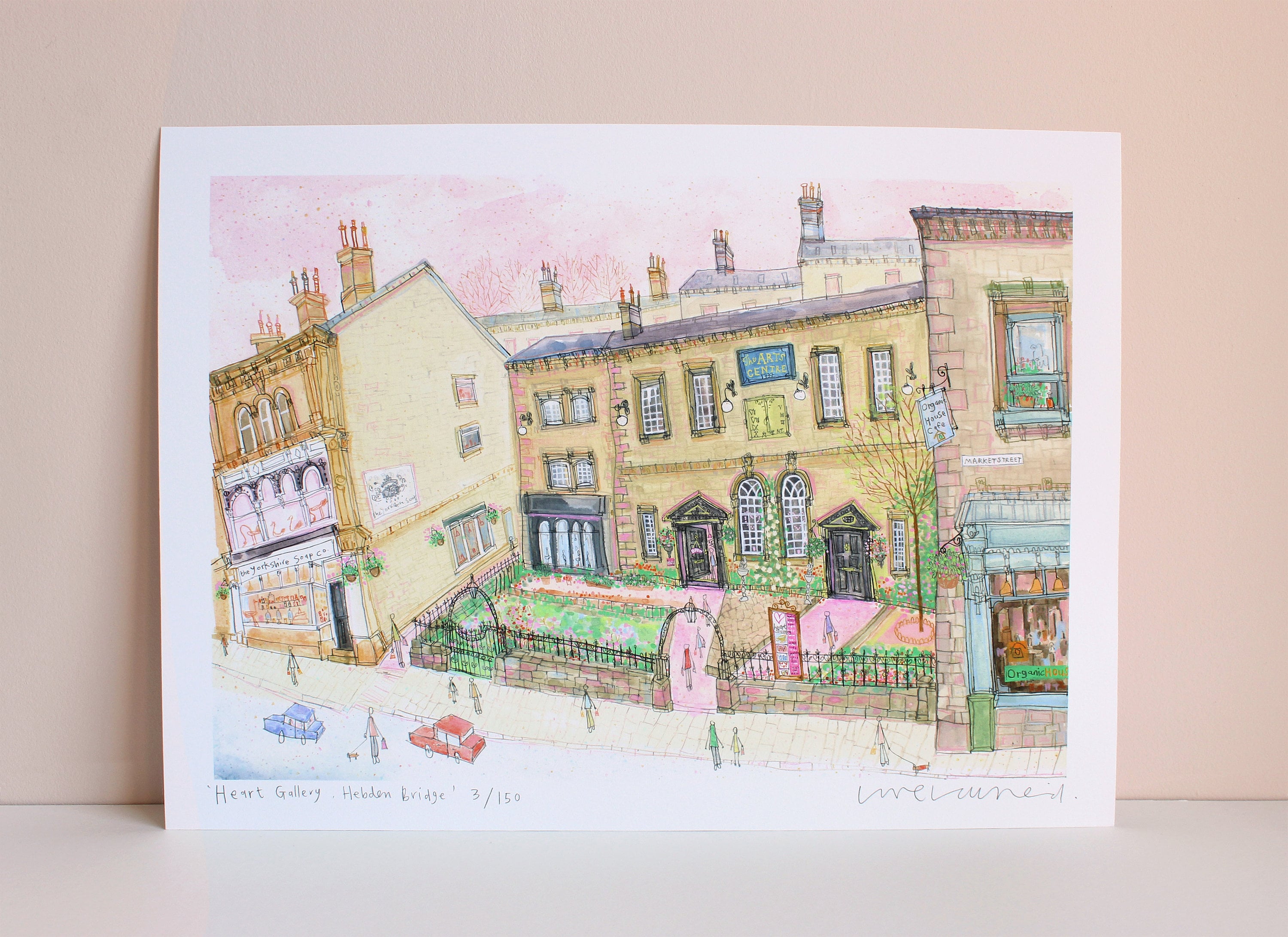 HEBDEN BRIDGE ART, Yorkshire Painting, Heart Gallery Hebden, Signed ...
