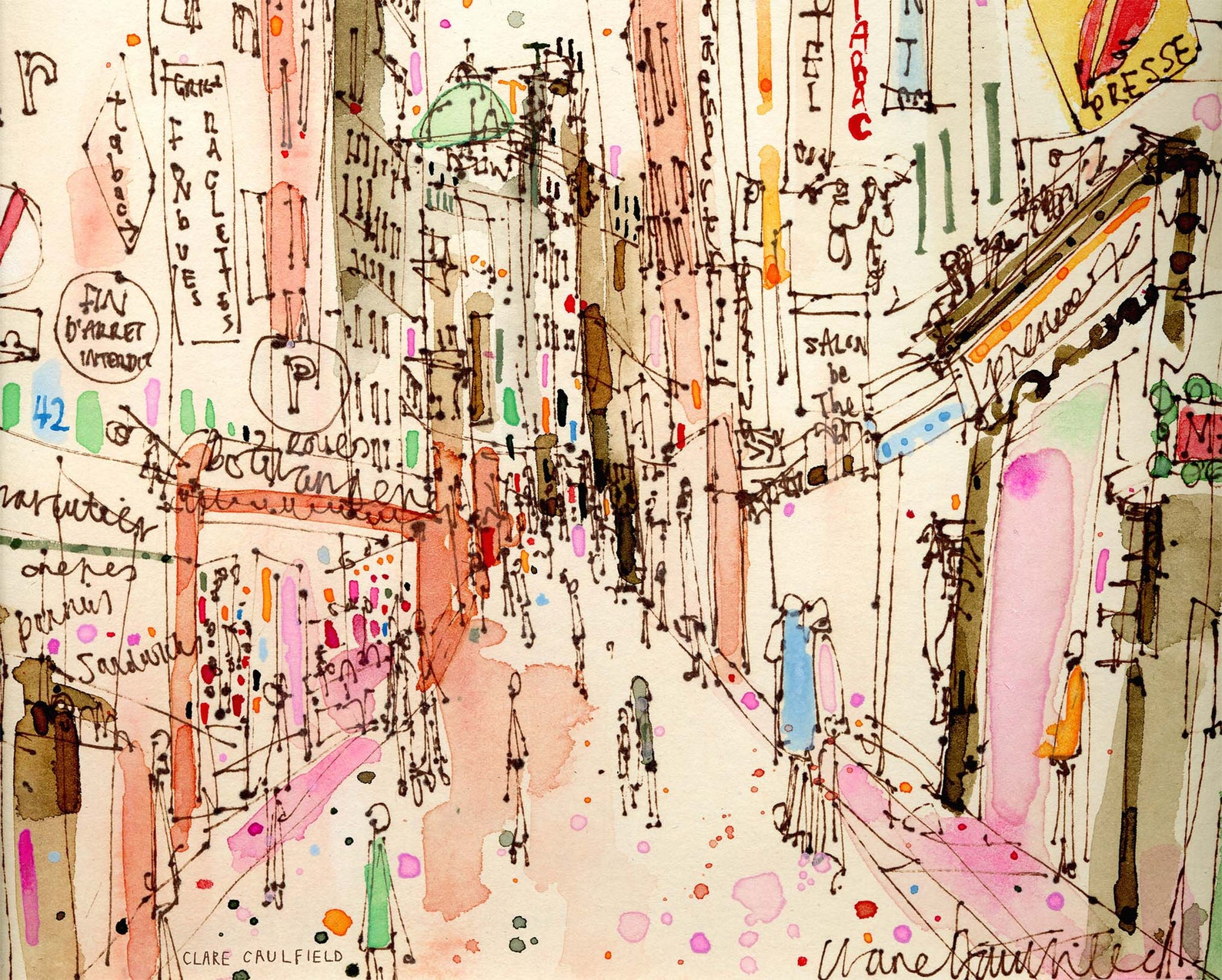 PARIS ART CANVAS Large Wall Art Parisian Painting France - Etsy