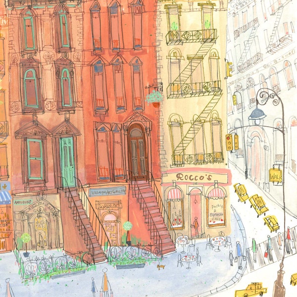 Brownstone Art - Etsy