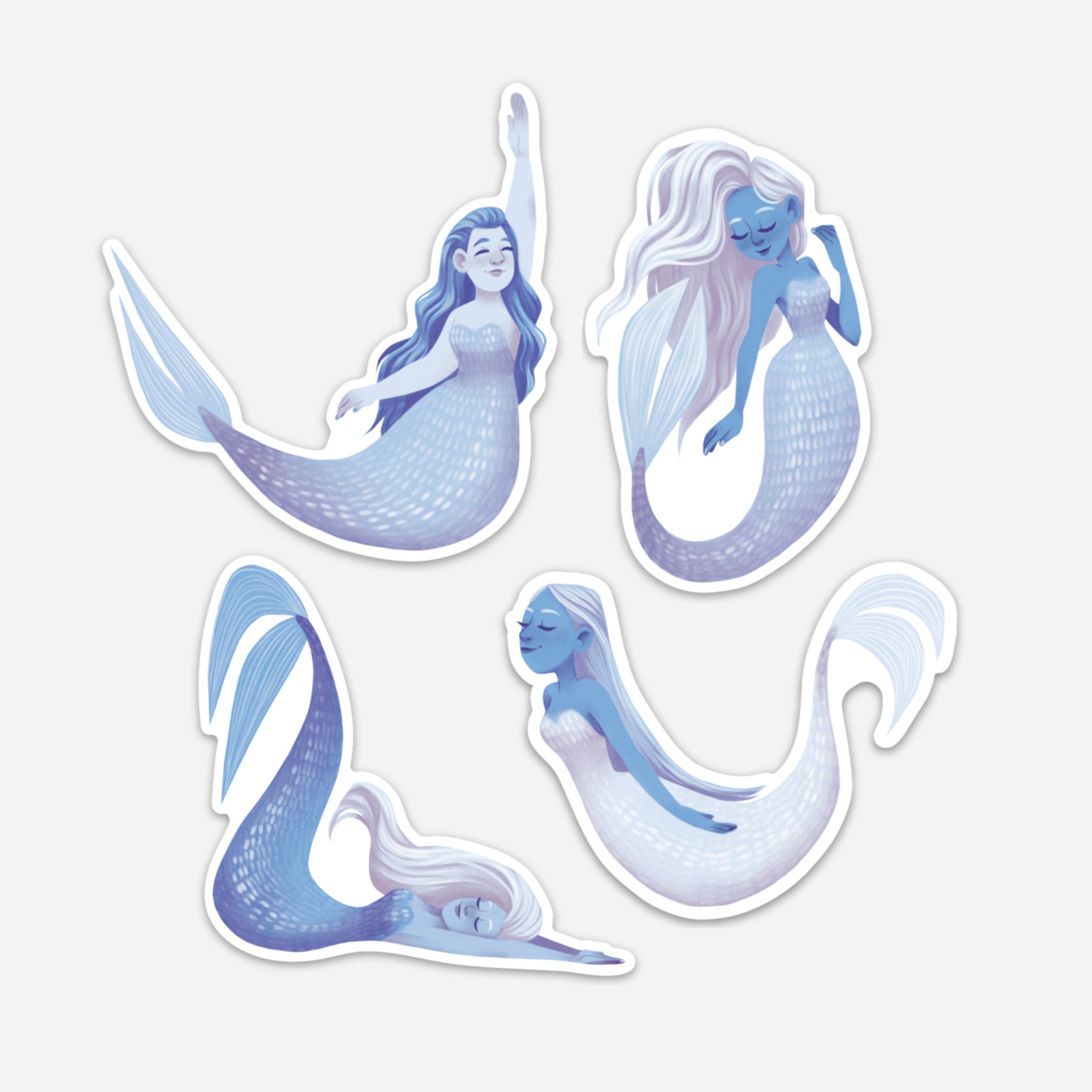 Mermaids Vinyl Sticker Pack | Etsy