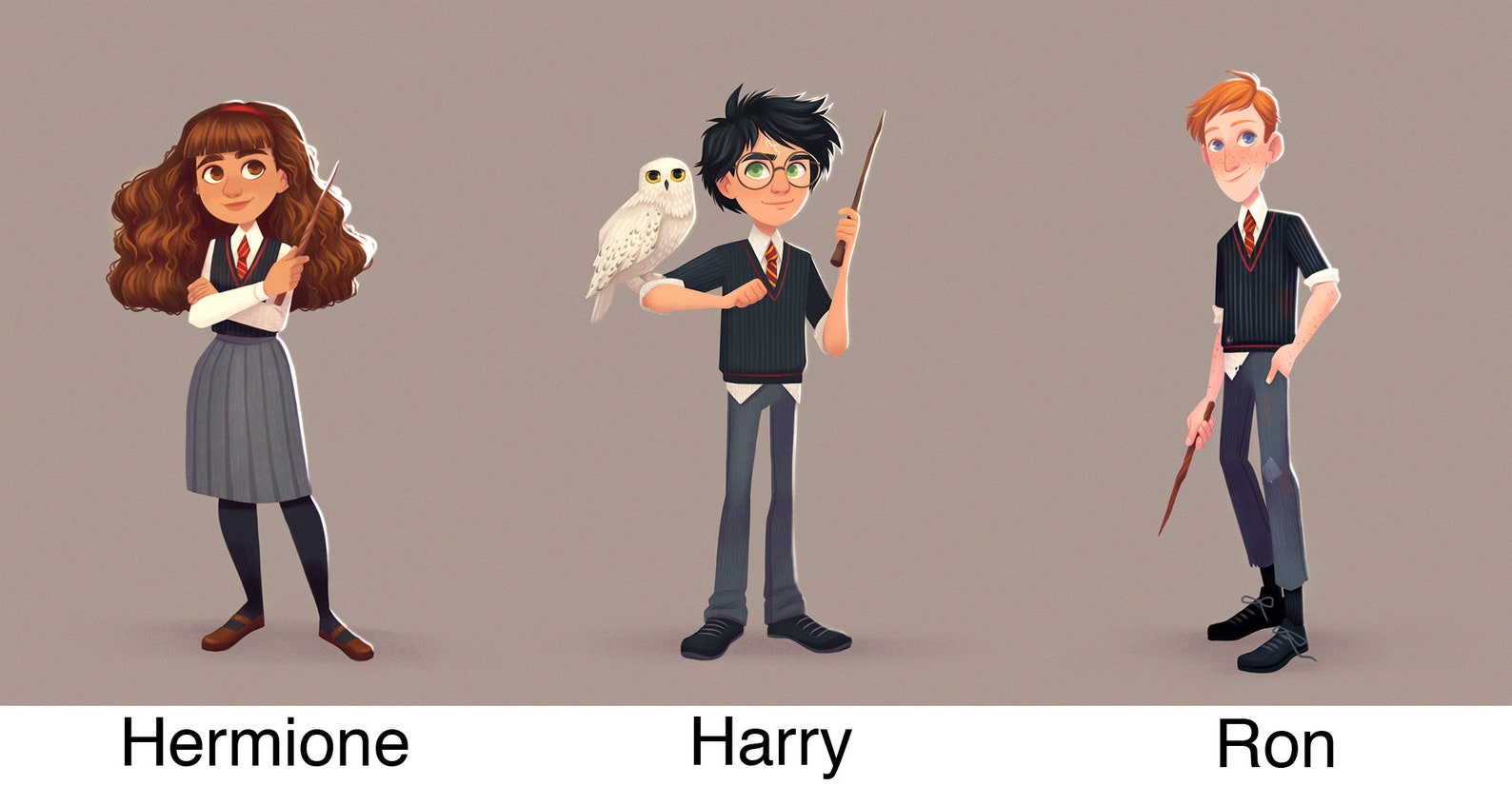 The Golden Trio • 5x7 Prints - Etsy