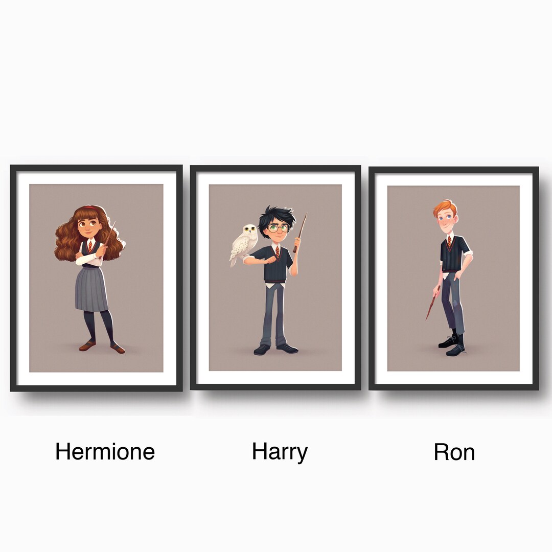 The Golden Trio • 5x7 Prints - Etsy
