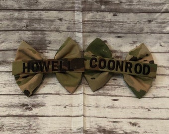 Large Personalized Fable Bow, Military Bow, Hair Accessories, Marine ...