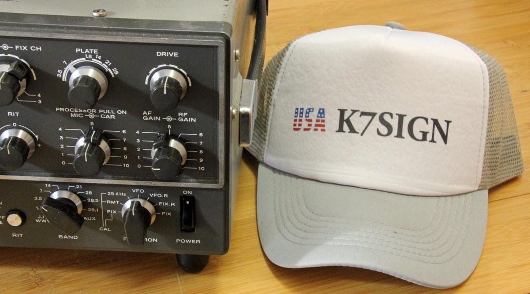 Custom HAM RADIO USA Cap - Etsy