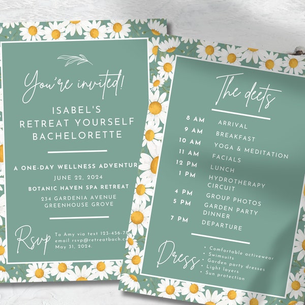 Retreat Invitation - Etsy