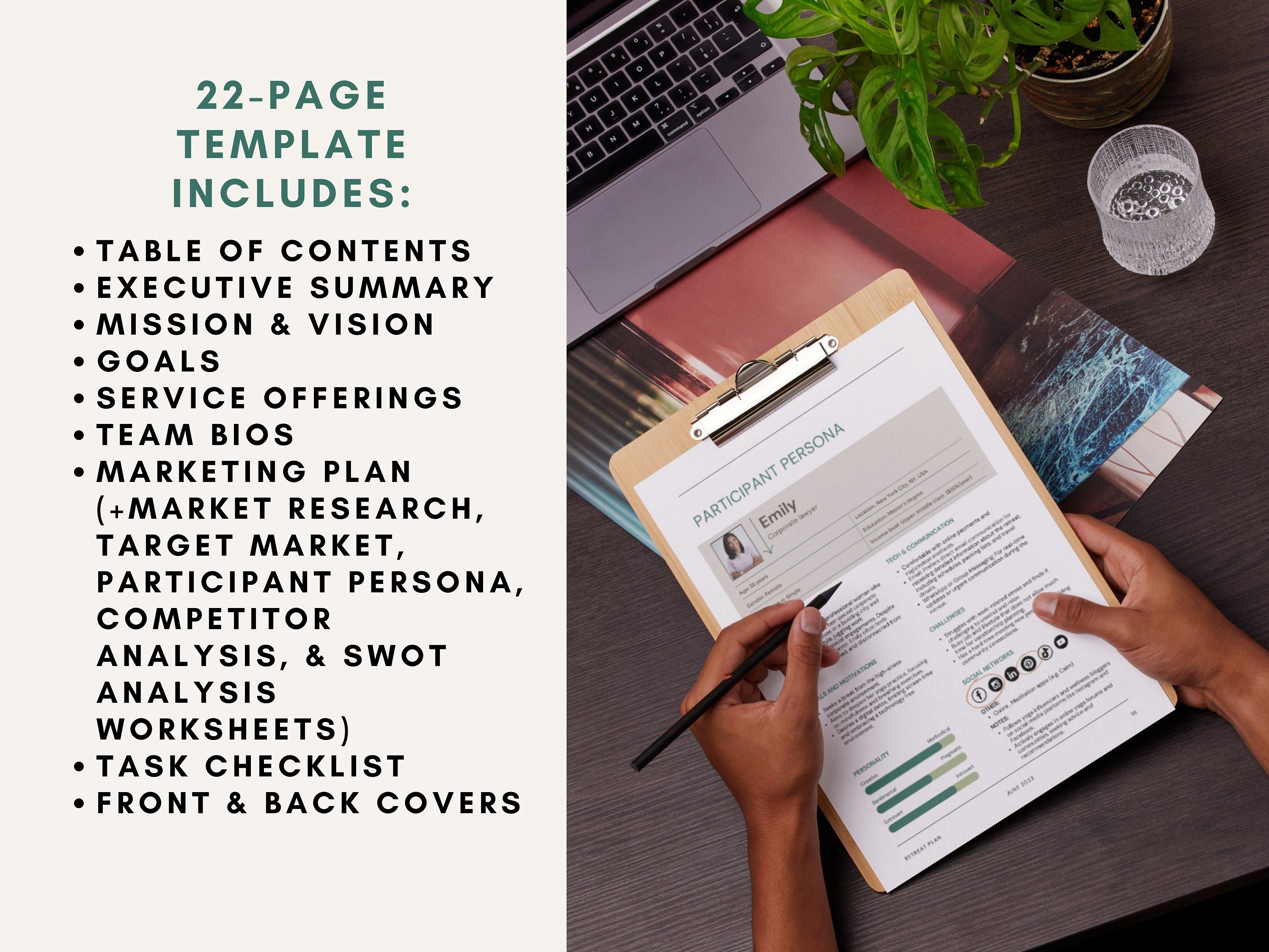 Retreat Plan Template Printable & Digital Canva Editable Retreat ...
