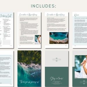 Retreat Welcome Booklet Template | Printable & Digital | Canva Editable ...