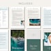 Retreat Welcome Booklet Template | Printable & Digital | Canva Editable ...