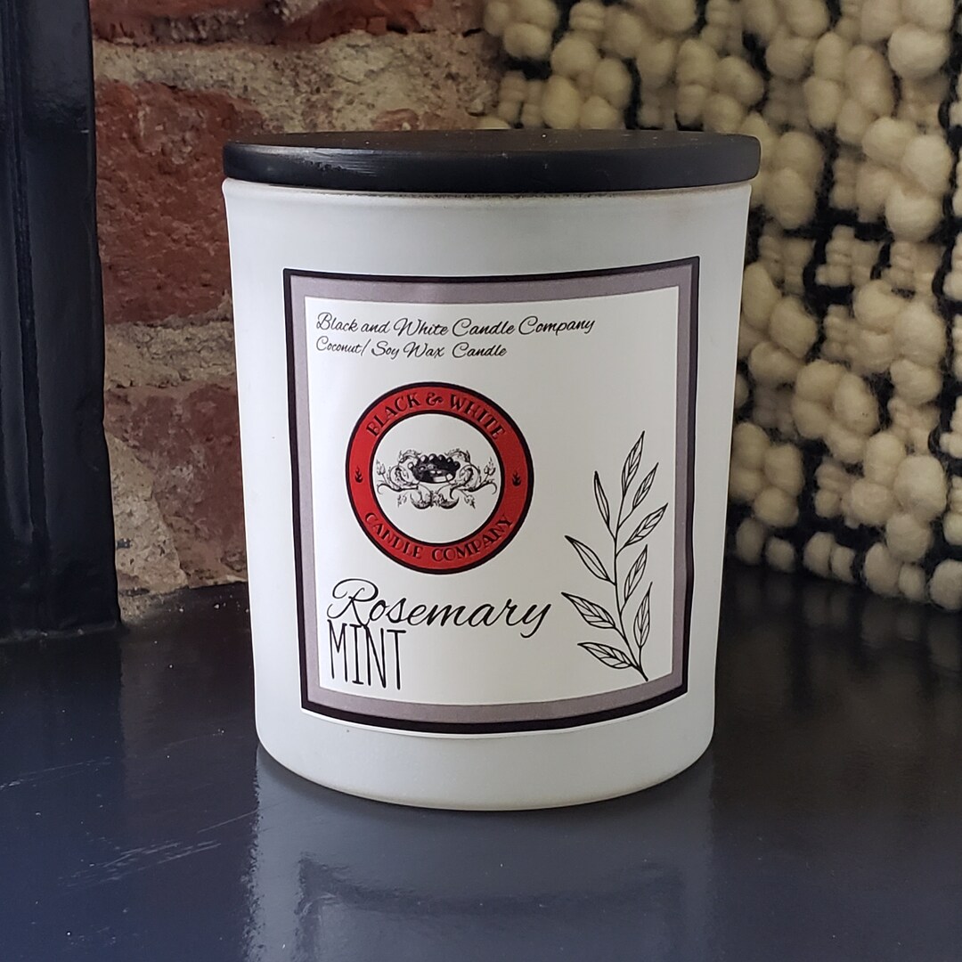 Spa Day Rosemary Mint Candle Aromatherapy Candle Candle for - Etsy Italia