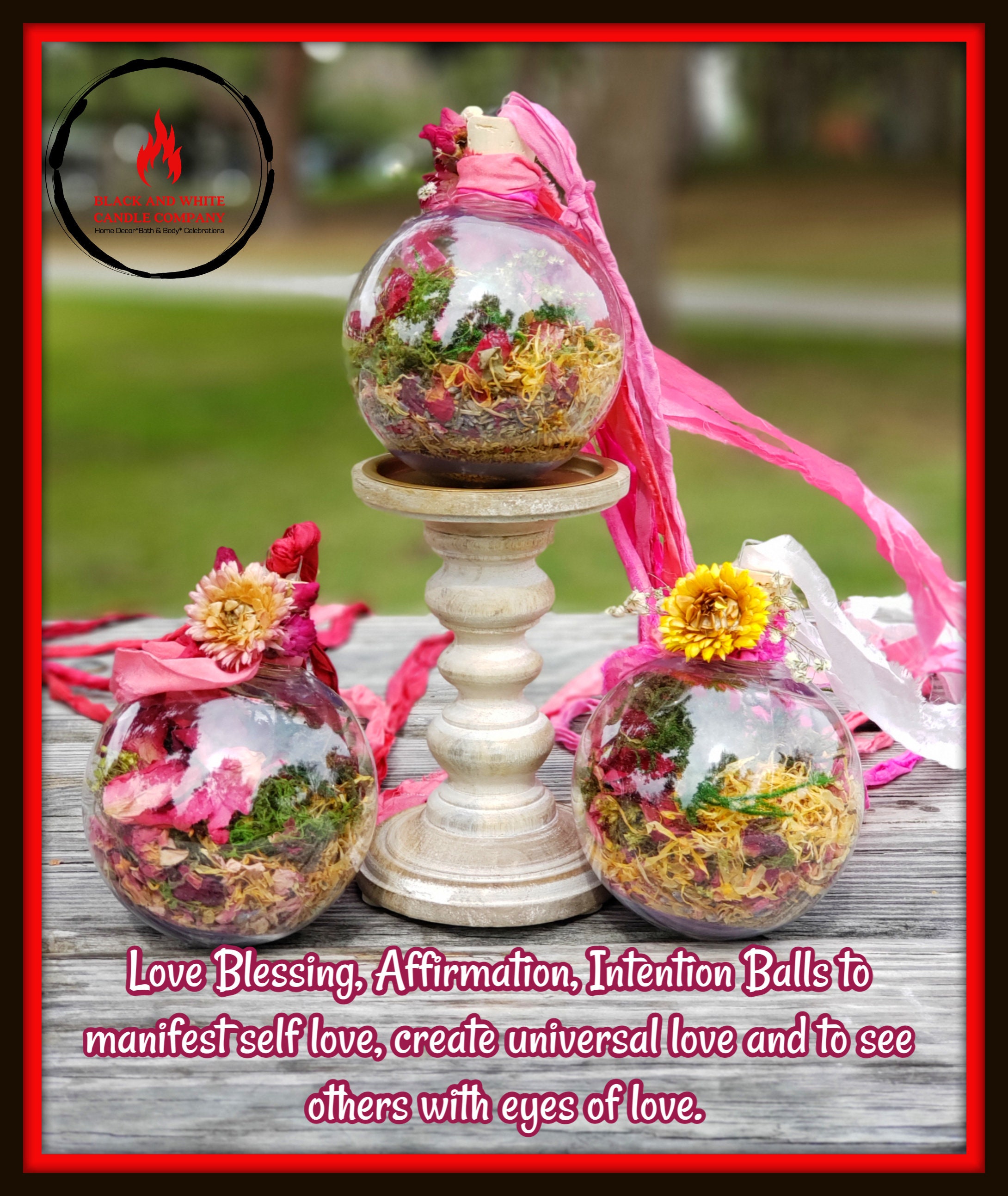 Affirmation Ball, Witch's Ball, Blessing Ball, Intention Ball, Love ...