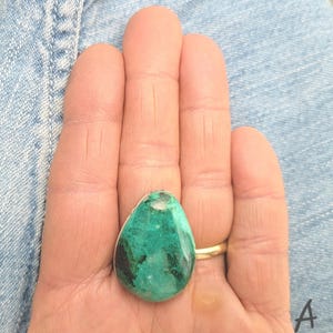 A Turquoise Ring, Handmade Natural Turquoise Choose Your Own Stone ...