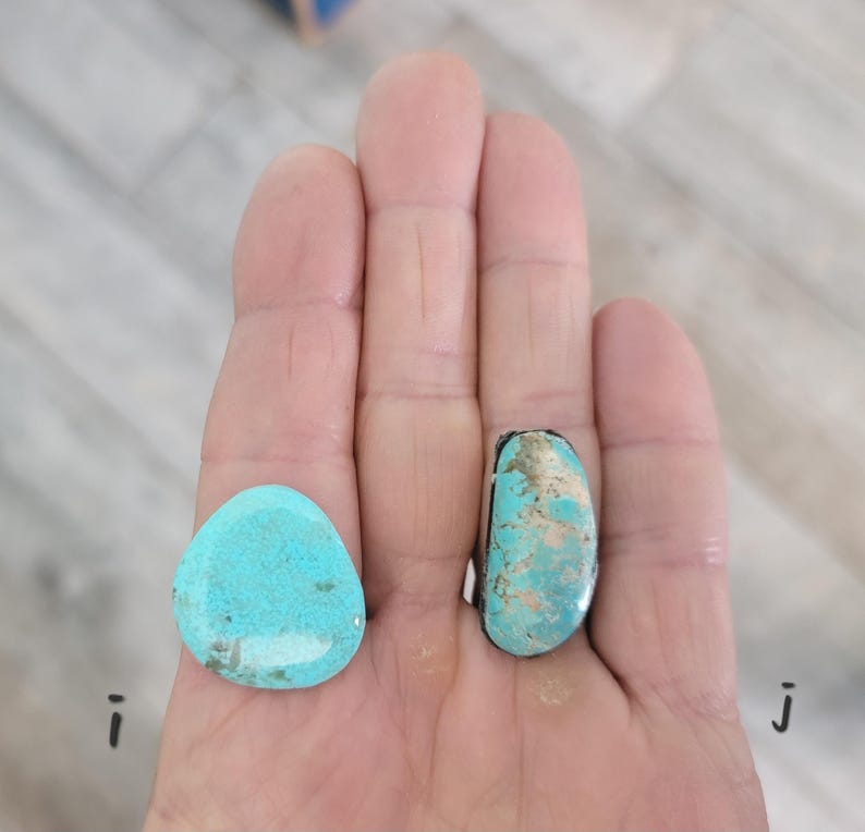 Turquoise Sterling Silver Ring, Handmade Natural Turquoise Choose Your ...