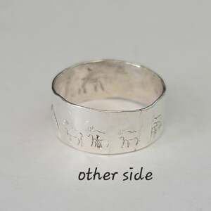 Moose Ring, Sterling Silver Moose Jewelry, Teton Jewelry, Dainty Moose ...