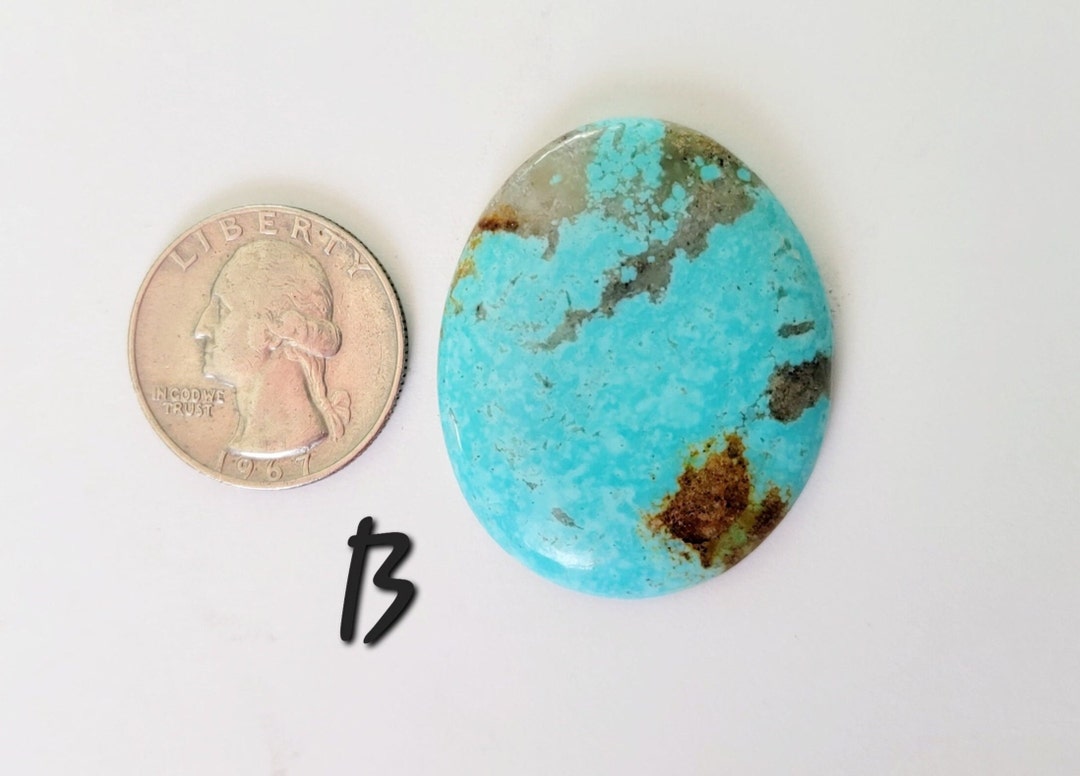 Big Turquoise Ring Handmade Natural Turquoise Ring Choose - Etsy