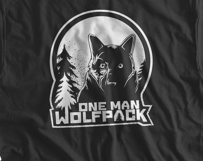 Funny Shirt One Man Wolf Pack T-shirt the Hangover Beer - Etsy