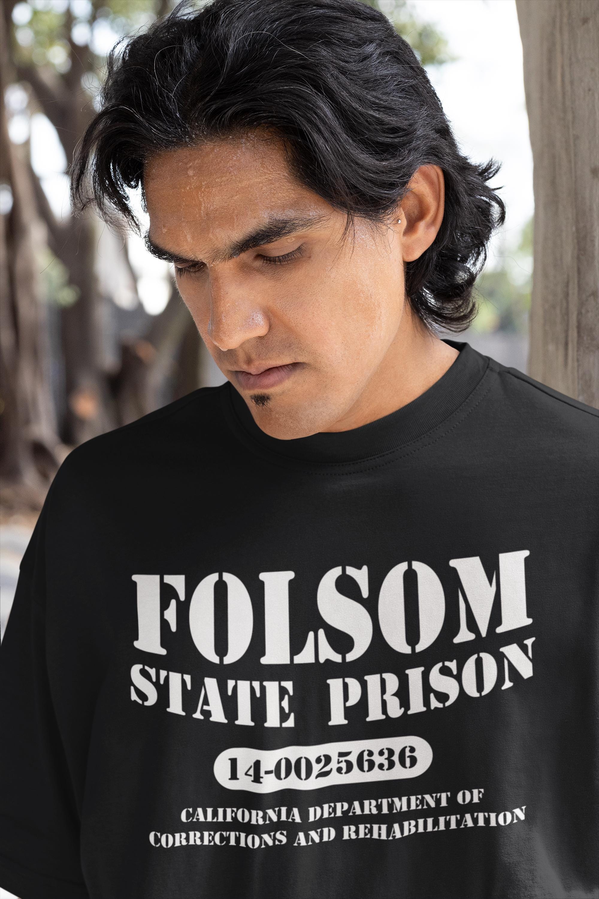 Folsom State Prison Cash Country Music Classic Tshirt T-shirt Tee Shirt ...
