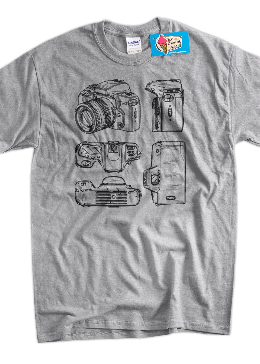 Camera Views T-shirt - Photography Tshirt Photographer Gift Tee Shirt ...
