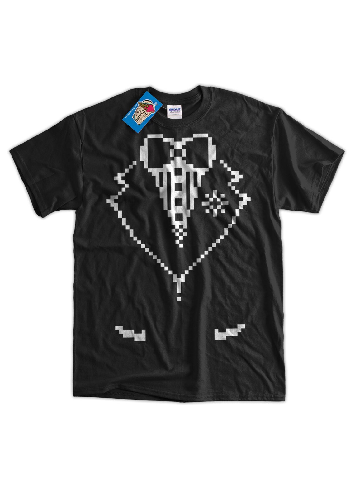 Funny Tuxedo T-shirt Pixel Tuxedo Wedding Tshirt Gifts for Dad - Etsy
